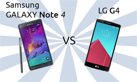 Samsung Galaxy Note 4 Vs LG G4 WizBlog