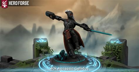 40k Assassin Callidus Made With Hero Forge