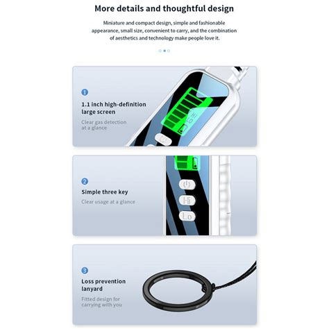 Badu Bg Преносим детектор за горими газове с Lcd подсветка Детектор за изтичане на газ