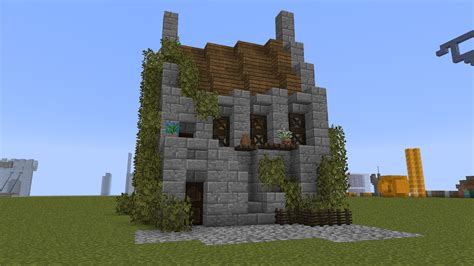 My First Stone Diagonal House That Didnt Look Like Crap R Minecraft