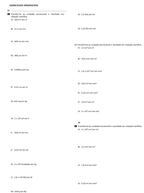 ExercÍcios Propostos 01 Pdf