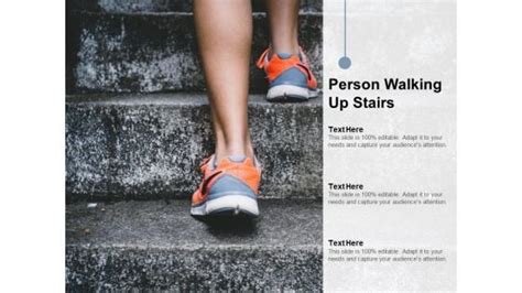 Person Walking On Wood Log In Forest PowerPoint Templates Slides And Graphics
