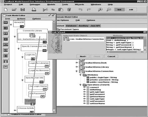 Snapshot Of A Teallach Screen When The User Is Explicitly Linking An Download Scientific