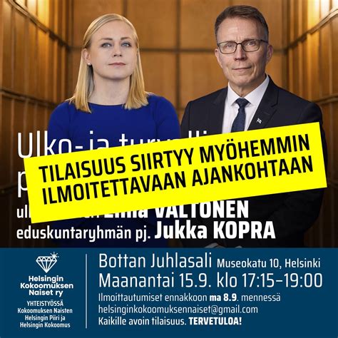 Peruttu Ulko Ja Turvallisuuspoliittinen Tilaisuus Helsingin