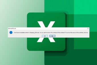 Fastest Ways To Fix Excel Found Unreadable Content