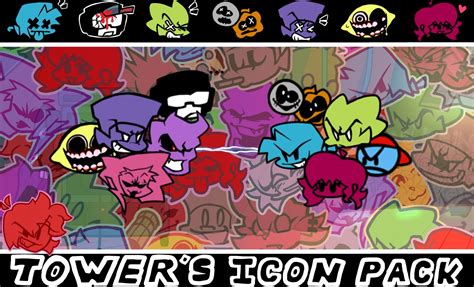 Towers Icon Pack V Slice Mod For Friday Night Funkin Fnf Mods