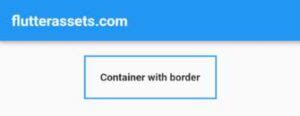 How To Add A Border To A Widget In Flutter With Examples