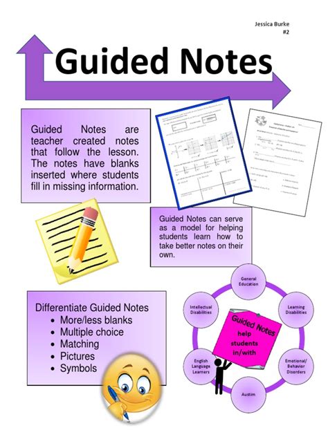 Guided Notes Special Education Autism