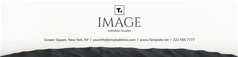 Free Image Editable Header Template To Edit Online