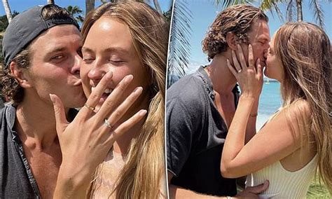 Ruby Brownless And Josh Wallis Announce Engagement Daily Mail Online