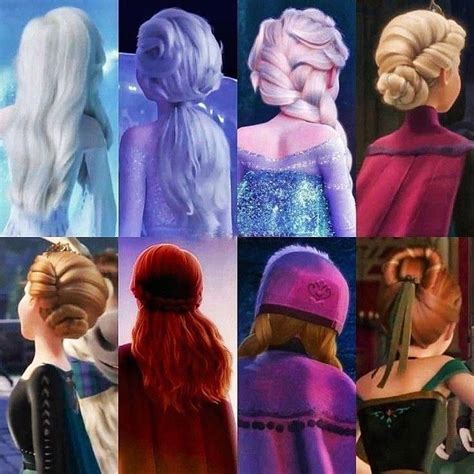 عکس ها و تصاویر مدل مو های السا و آنا باهوشک