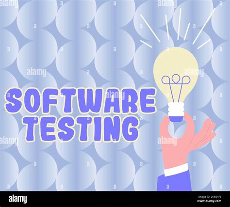 Conceptual Display Software Testing Business Idea Activity To Check Whether The Results Match
