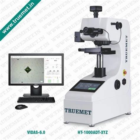 Fully Automatic Touch Screen Micro Vickers Hardness Tester Model Name Number Ht 1000adt Xyz At