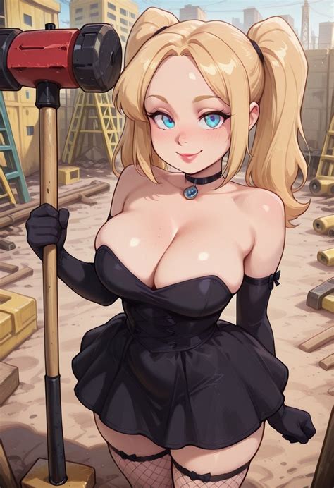 Rule 34 2d Ai Generated Ani Ani Twitter Blonde Hair Blue Eyes