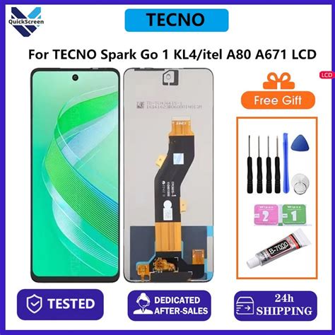 Lcd For Tecno Spark Go 1 Kl4 Go 1s Kl4h Itel A80 A671lc Tecno Spark 30c 4g Tecno Pop 9 Itel P65