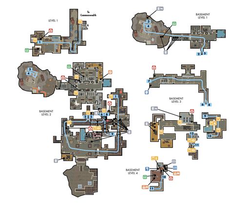 Средняя школа Мальдена Убежище 75 Fallout 4 Карта