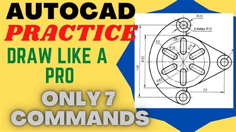 Autocad Practice For Beginnershow To Draw Autocad 2d Drawingengg