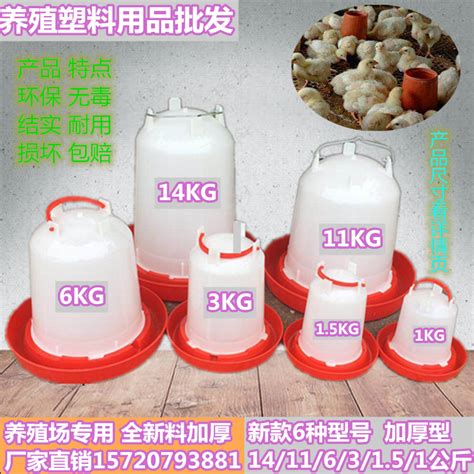 厂家直销鸡水壶养殖用品加厚自动饮水器鸭鹅鸽子喝水槽小鸡喝水桶虎窝淘