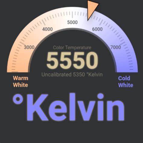 White Balance Color Temp Kelvin Meter App On Amazon Appstore
