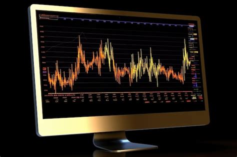 Premium Ai Image Desktop Computer On Desk In Office Monitor Screen