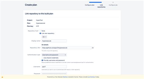 Bamboo Ci Lambdatest
