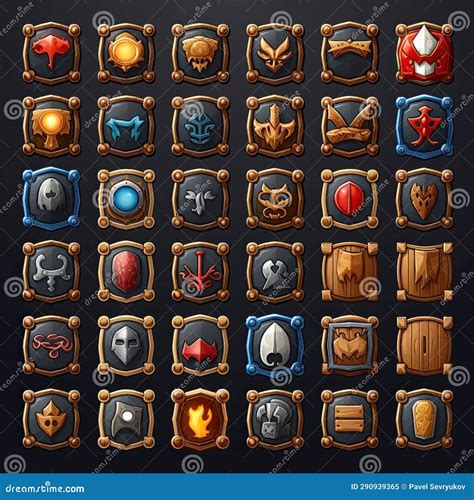 Interface Frame Medieval Ai Generated Stock Image Image Of Menu Decoration 290939365