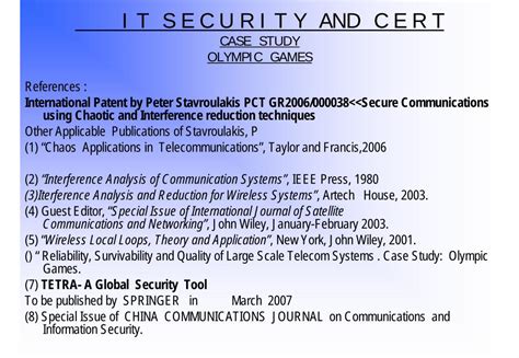 Pdf I T S E C U R I T Y And C E R T · Cert A Team To Provide