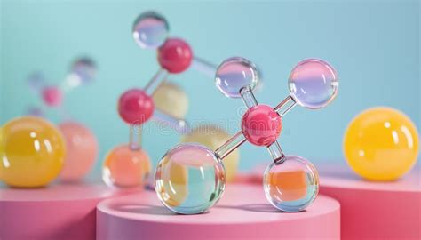 Exploring Chemical Reactions In The Laboratory Abstract Cosmetic Experiment With Glass Models