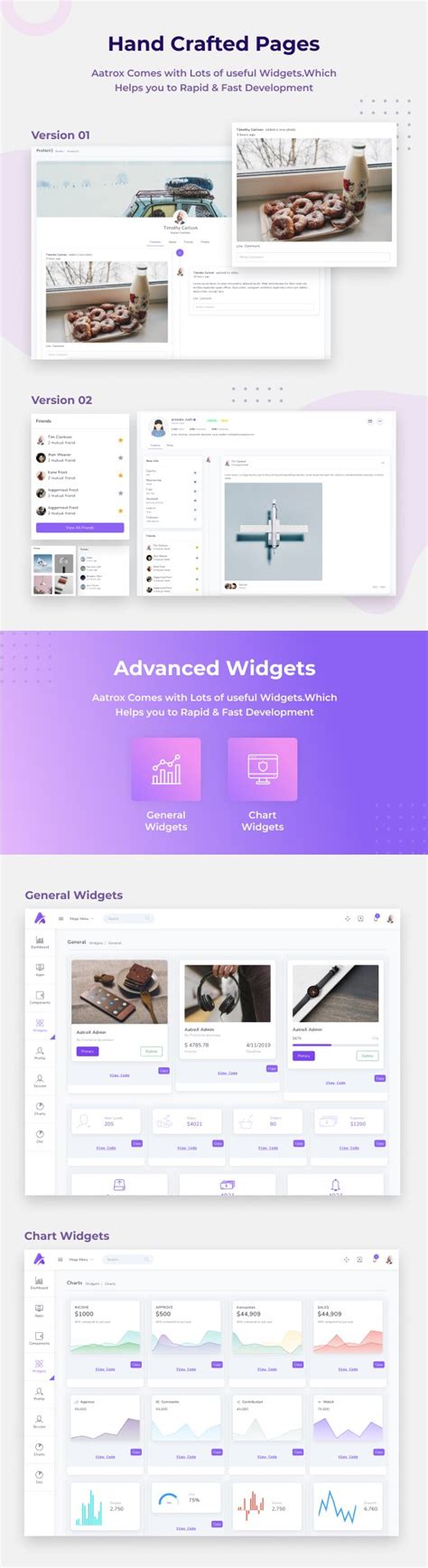 Aatrox Tailwindcss Admin Dashboard Template Ui Lib