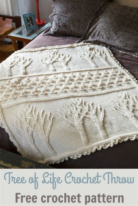 Tree Of Life Crochet Pattern Afghan Throw Crochet News