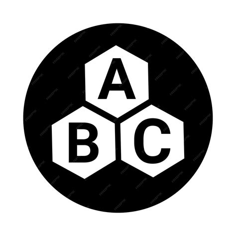 Premium Vector Language Abc Icon Black Vector Illustration