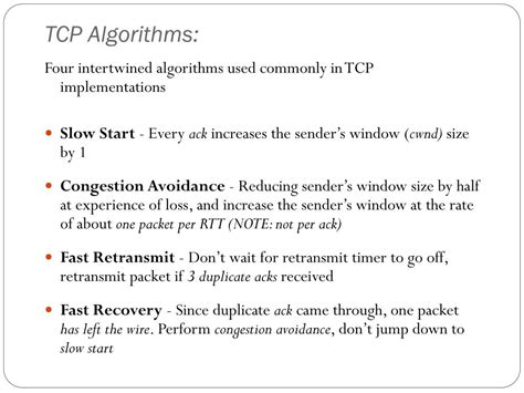 Ppt Tcp Variants Powerpoint Presentation Free Download Id1814792
