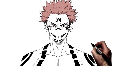 How To Draw Sukuna Jujutsu Kaisen Easy Step By Step Y Vrogue Co