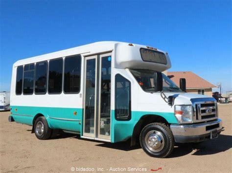 2008 Ford Econoline E450 Cng Luggage Passenger Bus Transport 6 8l For