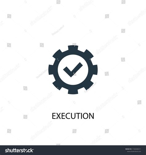 Execution Icon Images Stock Photos Vectors Shutterstock