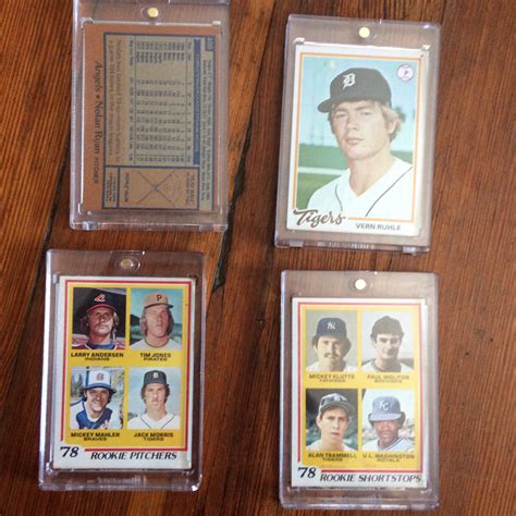 Vintage 1970s Baseball Cards Etsy