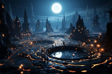 Premium Photo Scifi Redundant Pattern Structure