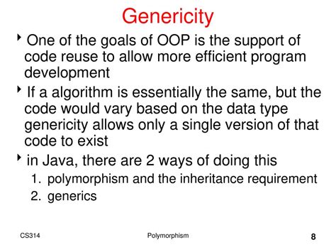 Topic 5 Polymorphism Inheritance Is New Code That Reuses Old Code Polymorphism Is Old Code