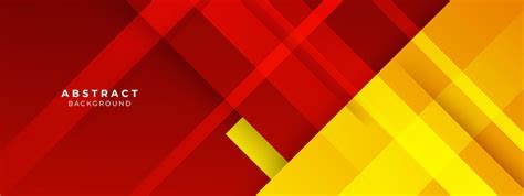 추상 빨간색과 노란색 기하학적 모양 디자인 브로셔 웹사이트 전단지에 대 한 벡터 기술 배경 포스터 인증서 프레 젠 테이 션 방문 페이지에 대 한 기하학적 3d 모양 벽지
