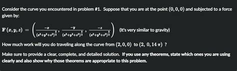 Solved Consider The Curve With Parametrization Given By