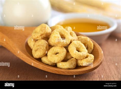 Loop Cereal Honey Food Breakfeast Breakfast Grain Ring Food