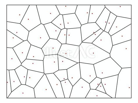 Free Vectors Sample Shape Of Voronoi Diagram