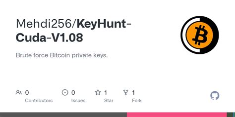 Github Mehdi Keyhunt Cuda V Brute Force Bitcoin Private Keys