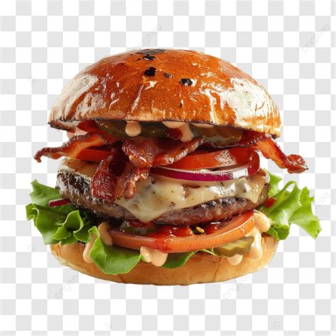 맛있는 햄버거 기쁨 맛있는 햄버거 맛있는 음식 고기와 베이컨 Png 일러스트 및 이미지 에 대한 무료 다운로드 Pngtree