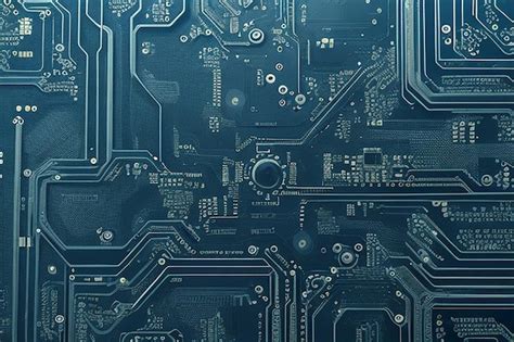 Premium Ai Image Abstract Background With Technology Circuit Board Texture