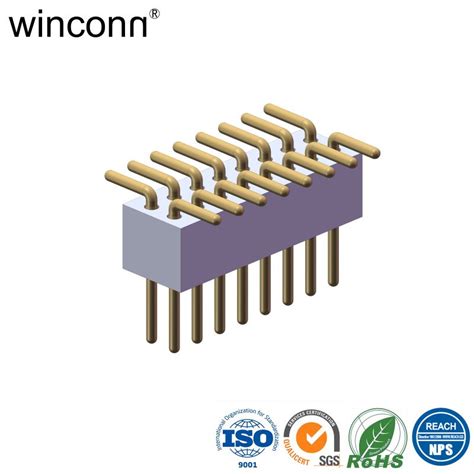 Smd Ic Socket Terminal Double Row Vertical Smt 1 27mm Ic Socket Connector From China