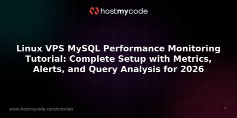 Linux Vps Mysql Performance Monitoring Tutorial Complete Setup With