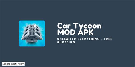 Car Company Tycoon Mod Apk Unlimited Money