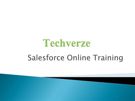 Salesforce Online Training Pptx Powerpoint Presentation Ppt
