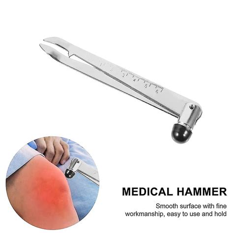 Neurological Reflex Hammer Stainless Steel Reflex Hammer With Ruler For